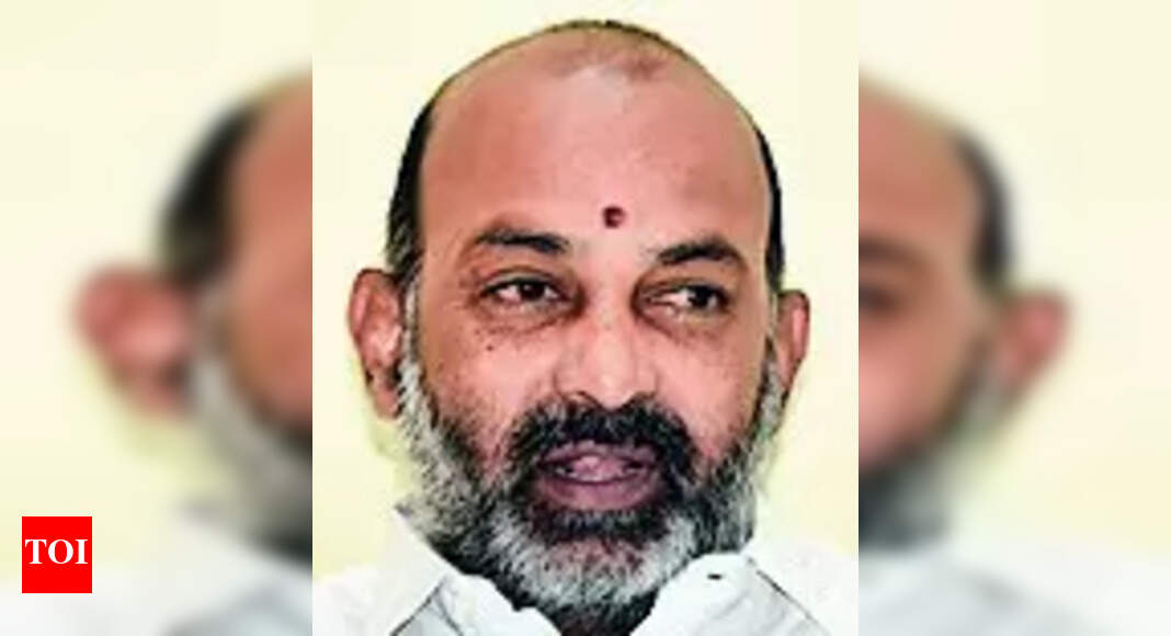 Congress: Union Minister Bandi Sanjay Kumar accuses Congress and BRS of smearing Union budget ...