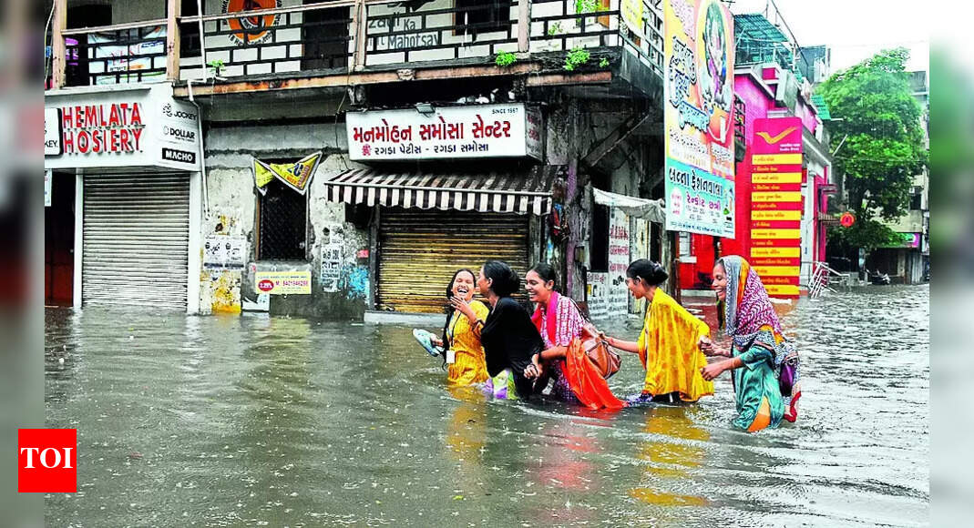 Heavy Rain Causes Chaos in Vadodara City, Hundreds Shifted | Vadodara ...