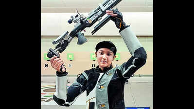 Shooting Competition: Jonathan and Tilottama Shine at Karnataka State ...