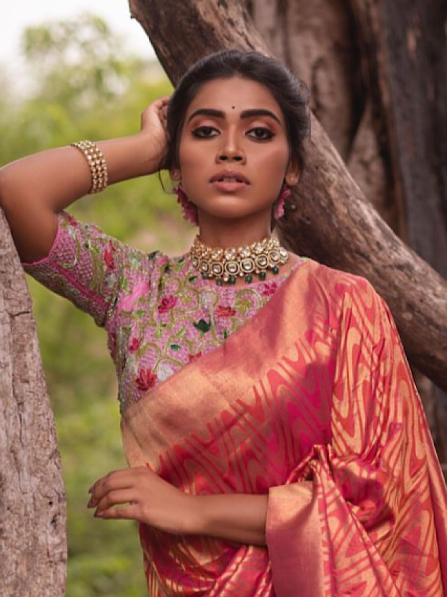 In pics: Attractive looks of Tharshika | Times of India