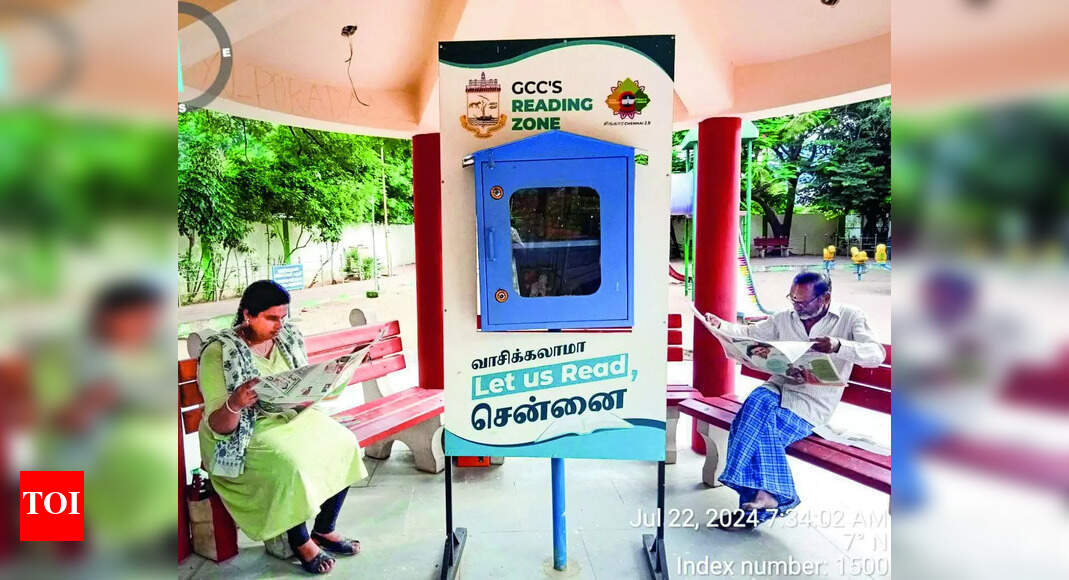 Mini-Libraries: Forty mini-libraries to be set up in parks | Chennai ...