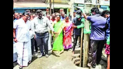 Madurai: PTR reviews infrastructure projects in his constituency | Madurai News - Times of India
