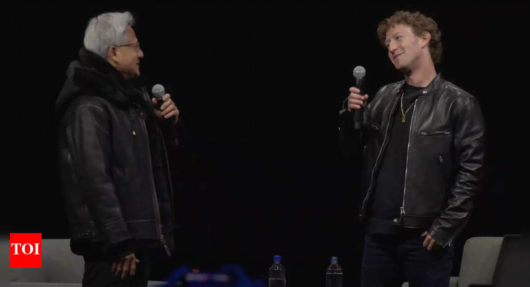 When Facebook co-founder Mark Zuckerberg swapped jackets with Nvidia ...