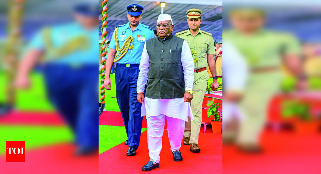 Haribhau Bagde: Haribhau Bagde sworn in as 45th Governor of Rajasthan ...