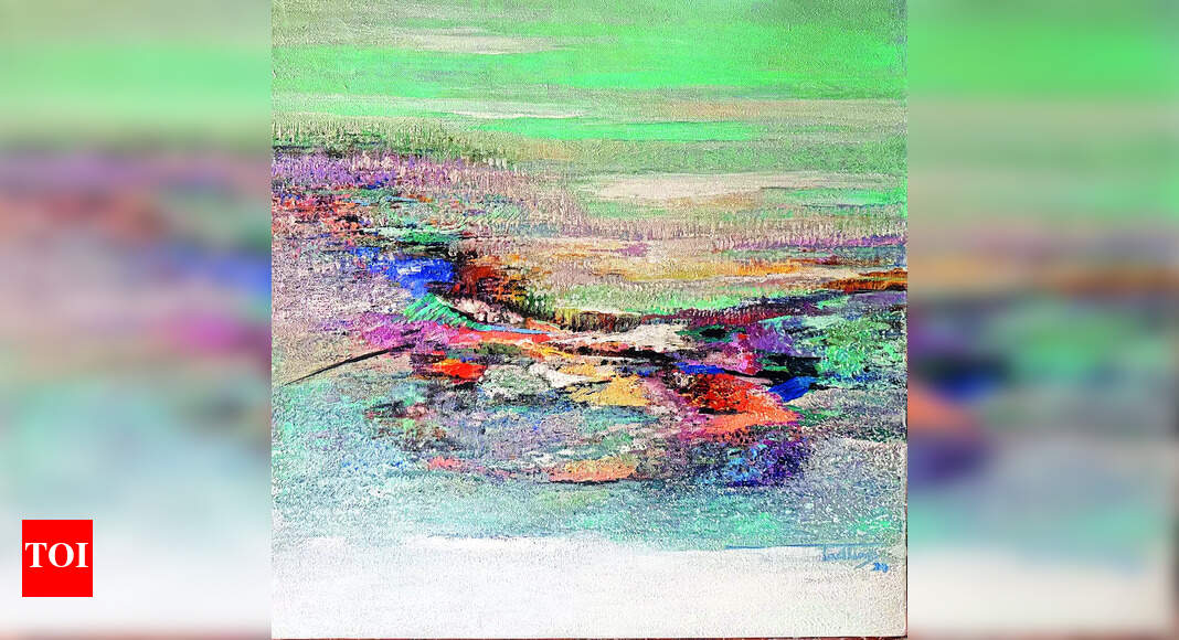 Abstract Art: Abstract Art in Monsoon: A Shift in Palettes and Emotions ...