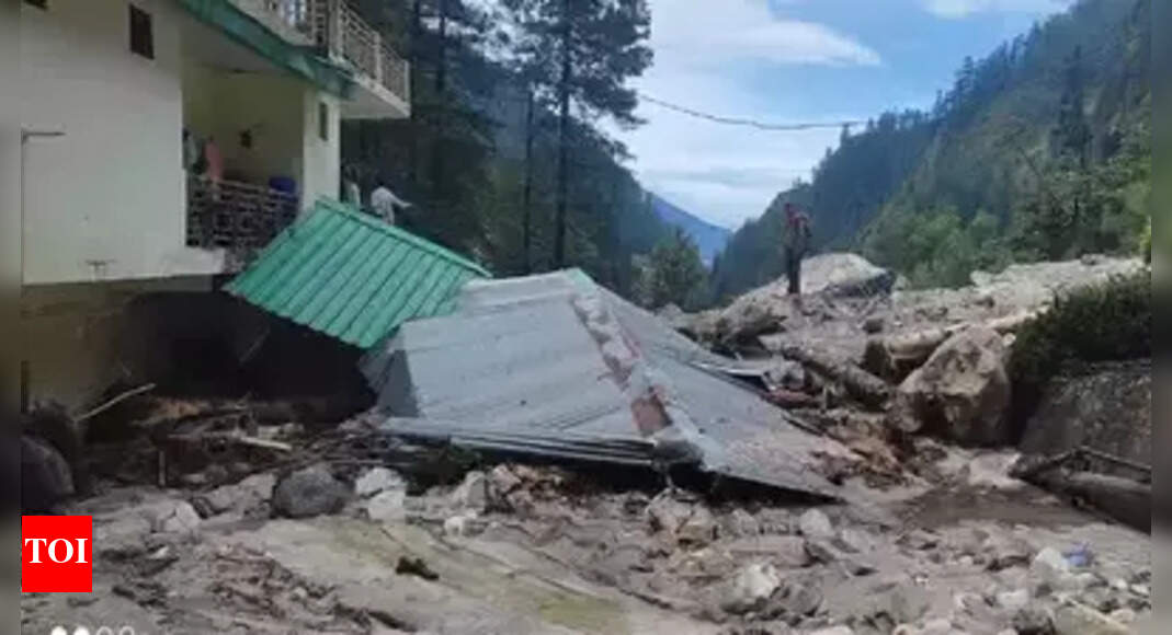 1 dead, 9 missing after cloudburst hits Himachal Pradesh's Mandi | Shimla News - Times of India