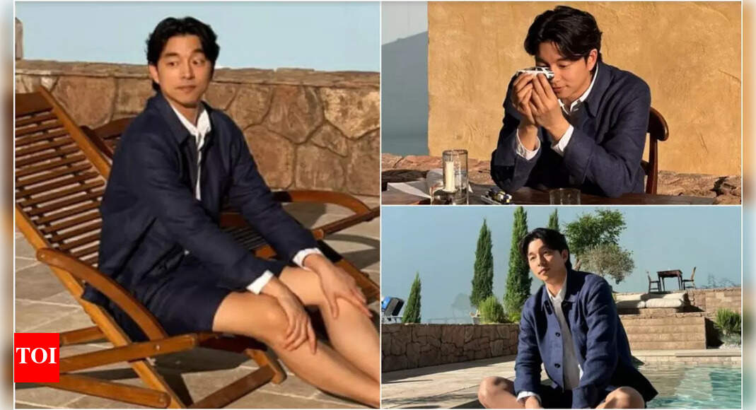 Gong Yoo SK Enmove Advertisement Shoot Behind-the-Scenes Photos ...