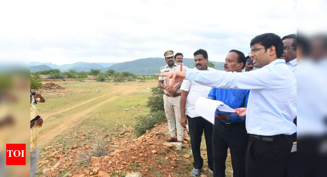Tirupati collector reviews irrigation projects at Srikalahasti and Venkatagiri assembly ...