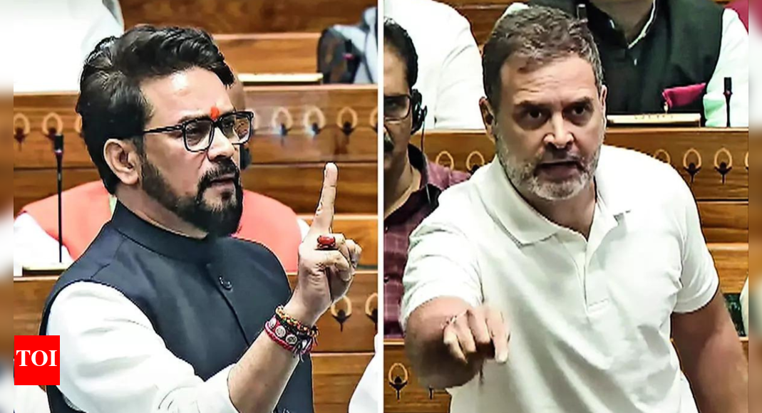 Anurag Thakur takes 'privileged' dig at Congress over caste row | India ...