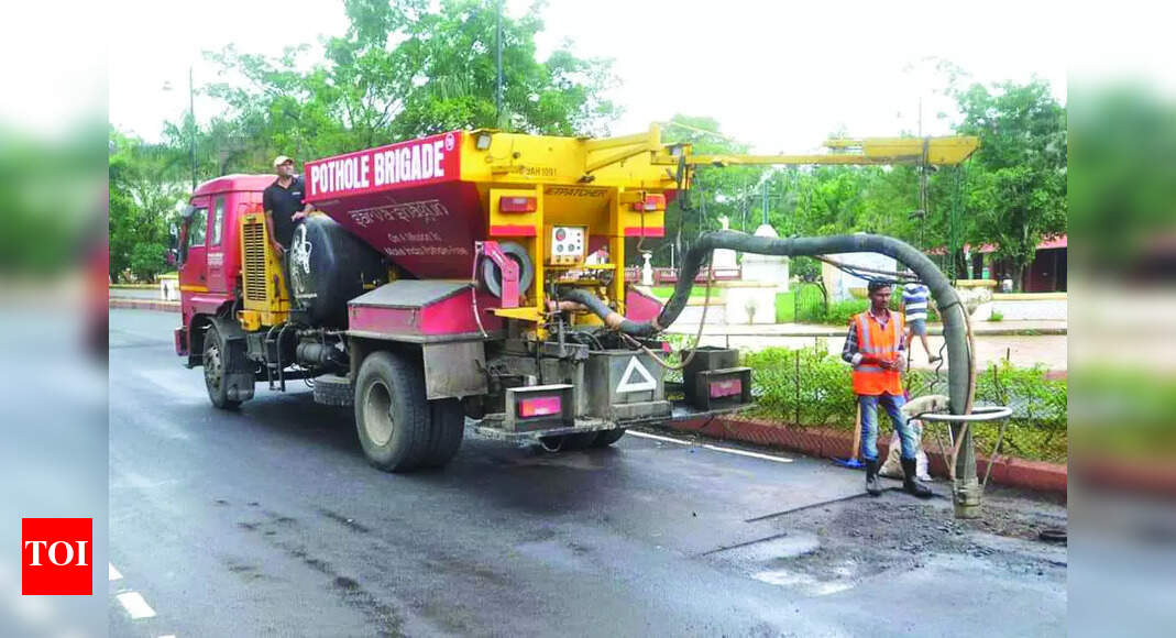 Since 2022, around 19k potholes repaired using jetpatcher machines at ...
