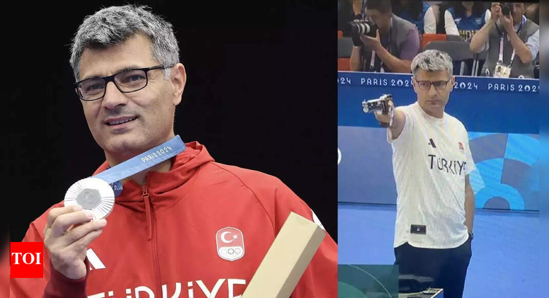 Olympic medal winner Turkish shooter Yusuf Dikec, who went viral on ...