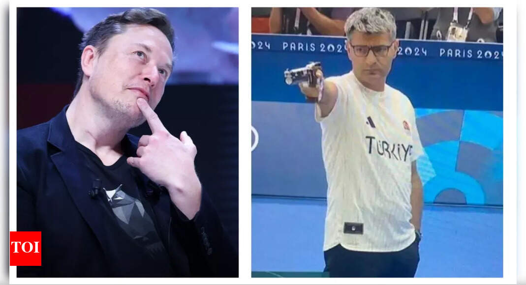 Elon Musk has shared this meme of Turkish shooter Yusuf Dikec who had a ...