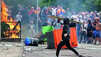 British police brace for fresh riots and counter protests - Times of India