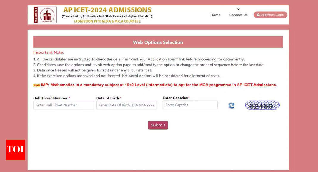 AP ICET 2024 Counselling: Revised Dates Announced, Web Options Entry ...