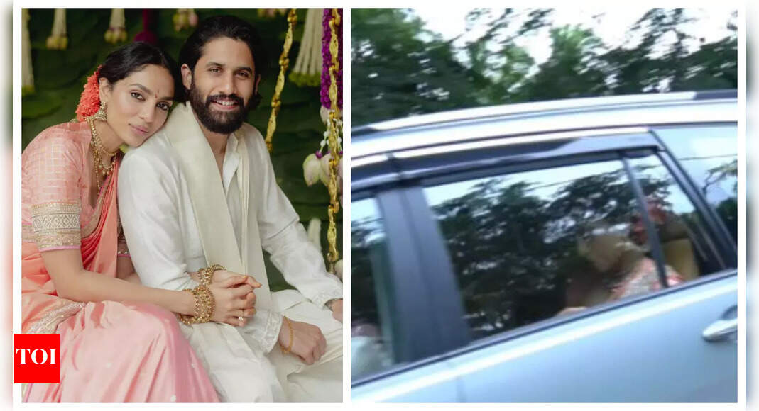 Sobhita Dhulipala makes FIRST public appearance after engagement with Naga Chaitanya - WATCH ...