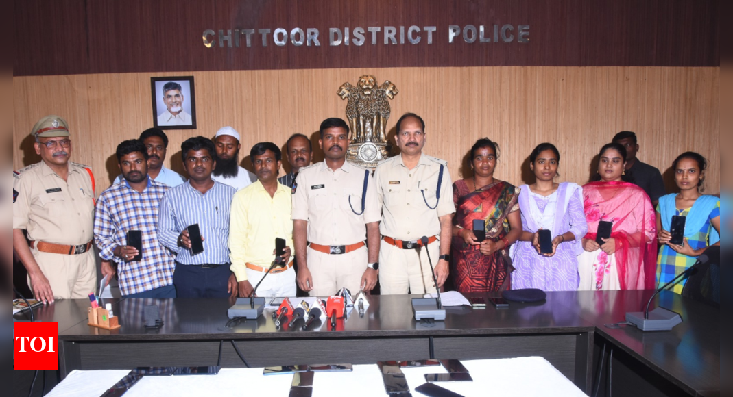 Chittoor police recover 330 stolen mobile phones worth Rs 70 lakh ...