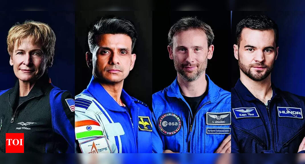 Gaganyaan Astronaut: Gaganyaan astronaut-elects Shukla and Nair begin ...