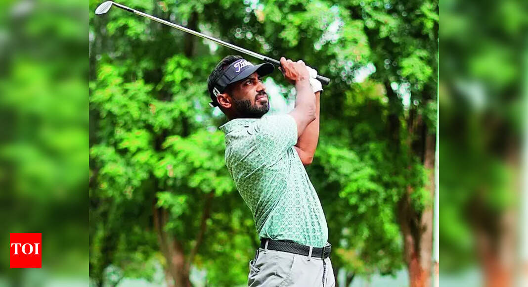 Arjun Sharma: Arjun Sharma leads the Mysuru Open with a hole-in-one ...