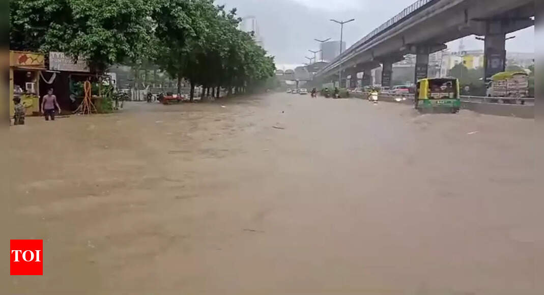 Sunday downpour inundates Gurgaon: City confronts persistent ...