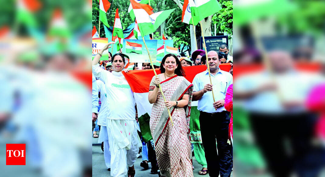 Independence Day: Tiranga rally by Chandigarh Municipal Corporation ...