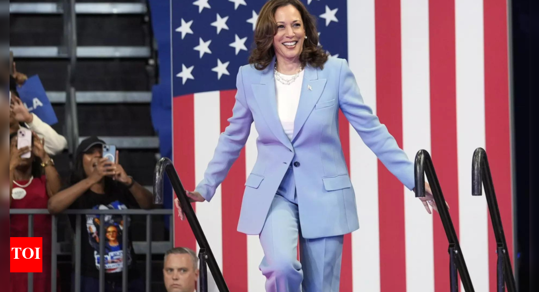 Kamala Harris: US elections: Harris cautiously outlines 2024 agenda ...