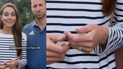 Kate Middleton Promise Ring: Kate Middleton spotted wearing rare ...