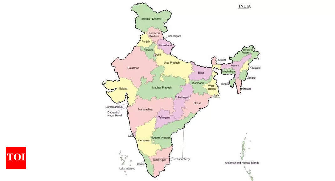 List of India's 8 union territories and their capitals | India News ...