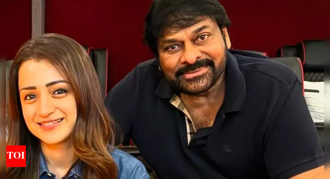 Trisha Krishnan enjoys lavish feast by Chiranjeevi on 'Vishwambhara ...