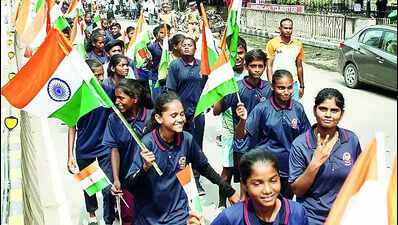 Tricolour: Tricolour March for National Pride in Kashi Varanasi ...