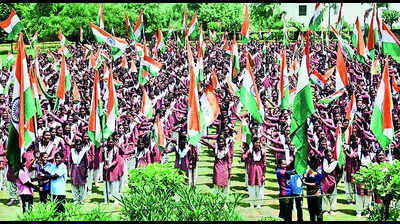 Tricolour: Tricolour March for National Pride in Kashi Varanasi ...