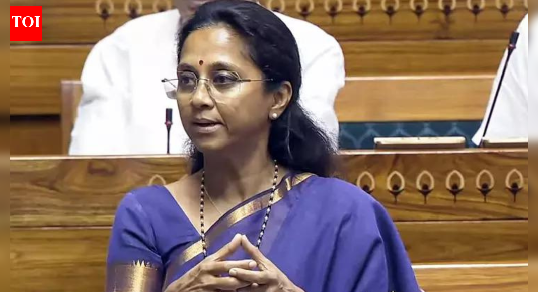 MP Supriya Sule under Pegasus watch: NCP(SP); hints IT notices come ...