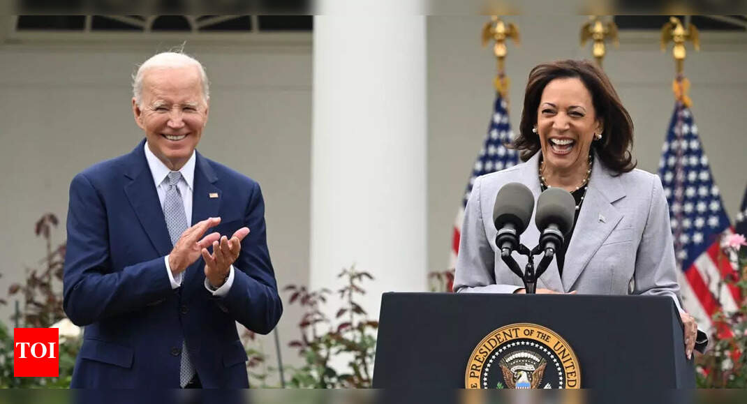 US elections: Is Kamala Harris trying to distance herself from Biden ...
