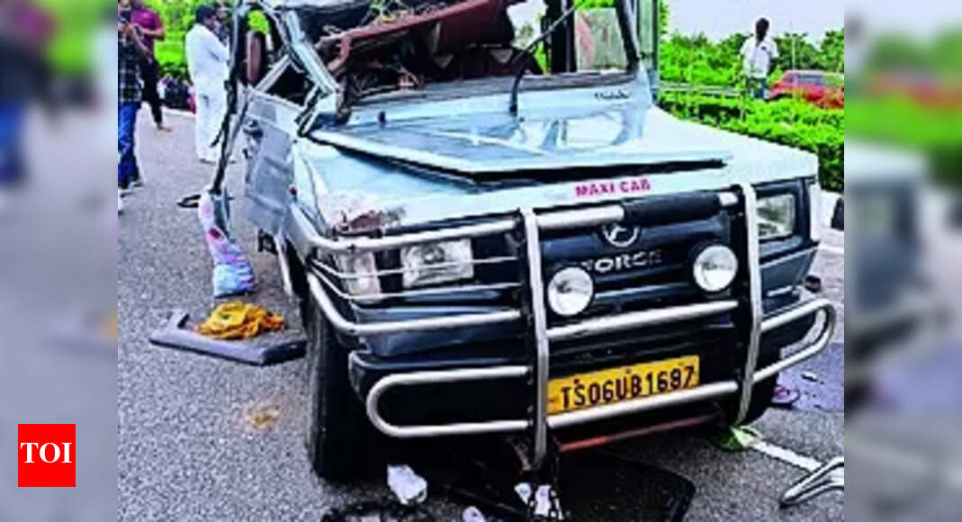 ORR Crash: ORR crash due to rash driving: Cops | Hyderabad News - Times ...