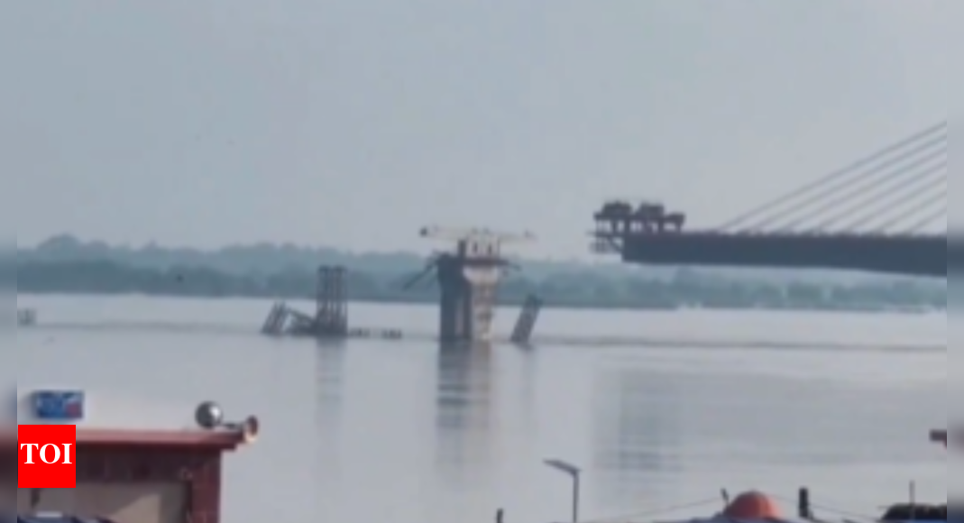Section of under-construction bridge over Ganga collapses in Bihar ...