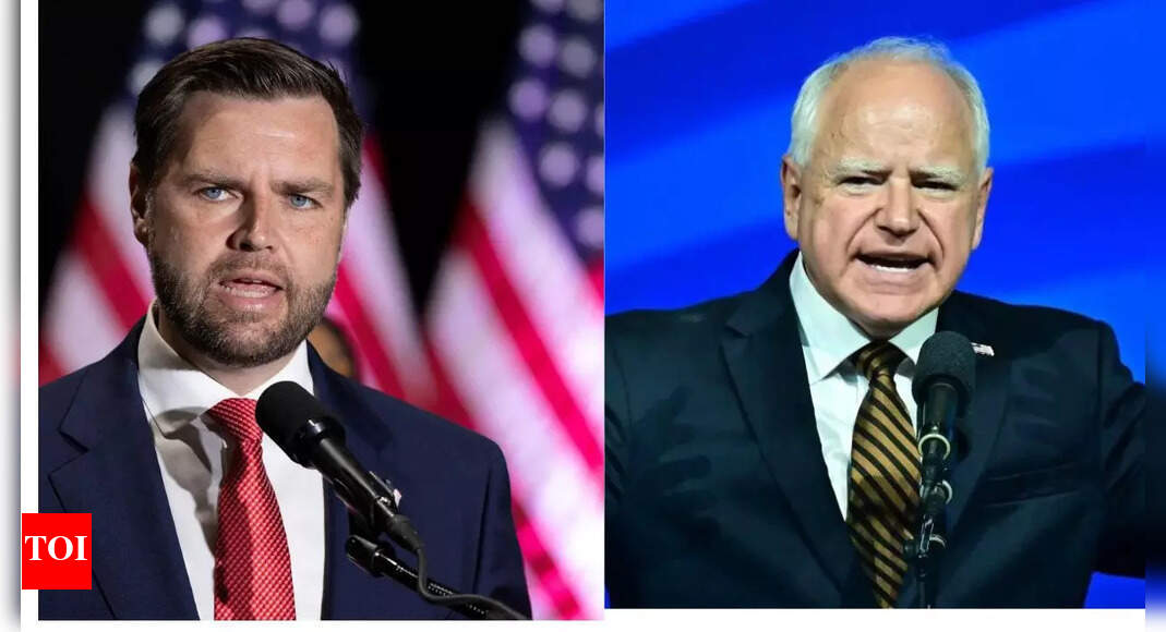 US elections: Vance vs Walz - New poll shows shifting favorability ...