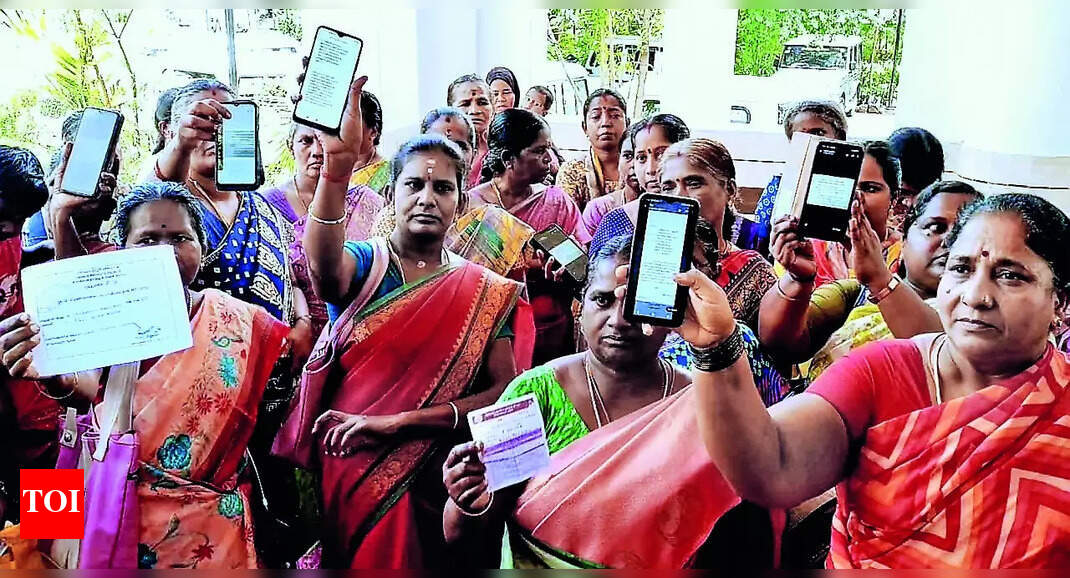 Fake news on dole scheme leaves women distraught | Coimbatore News ...