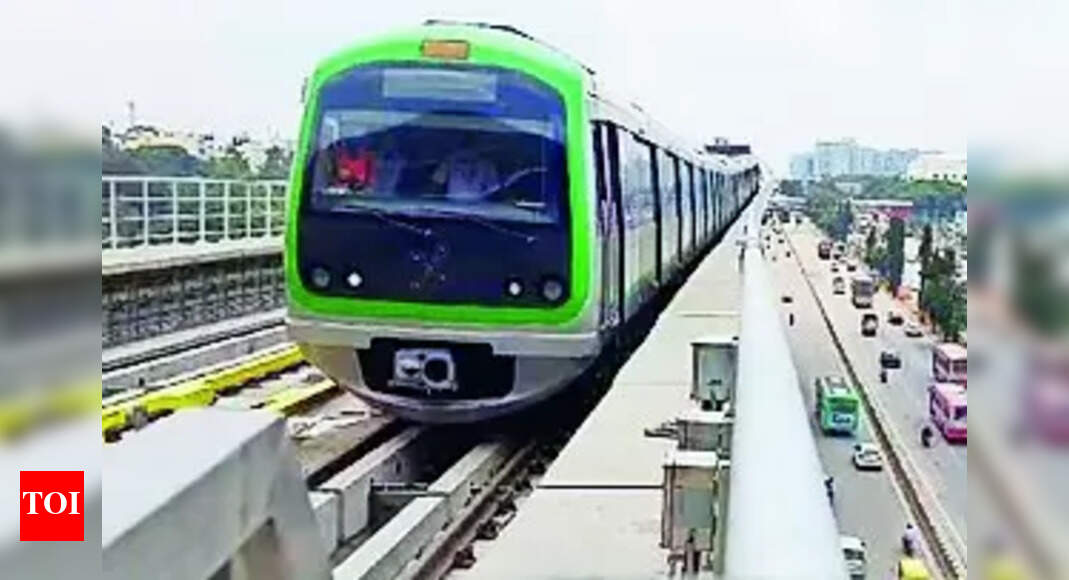 BMRCL: BMRCL extends Green Line trial run | Bengaluru News - Times of India
