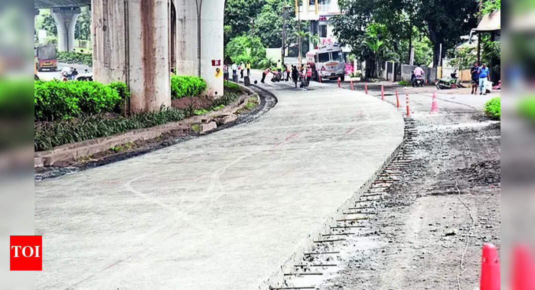 White-Topping: 60km stretch of Mumbai-Agra highway undergoing white ...