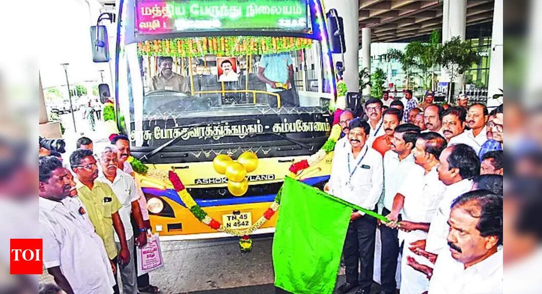 Trichy Airport Bus Service: TNSTC launches new bus services for Trichy ...
