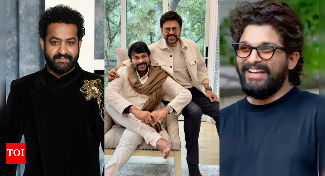 Jr. NTR, Allu Arjun, and Venkatesh Daggubati wish megastar Chiranjeevi ...