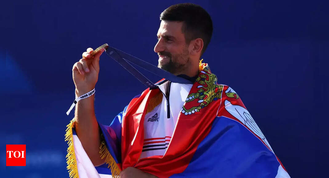 Novak Djokovic eyes record 25th Grand Slam at US Open after golden Games | Tennis News - Times ...