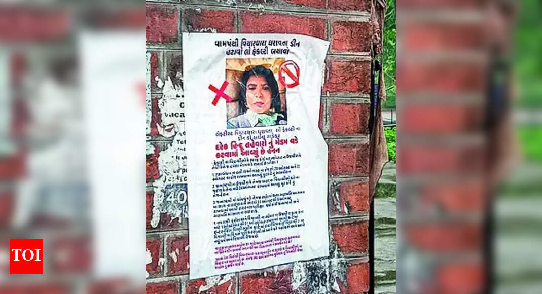 MSU Law Dean: Posters call MSU law dean ‘leftist’ | Vadodara News ...