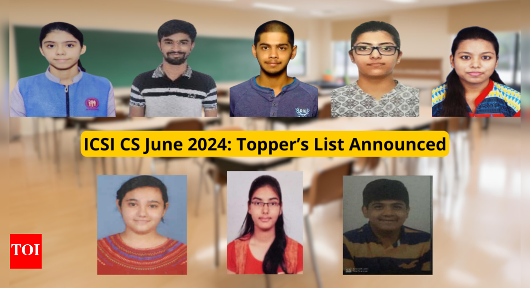 ICSI CS Professional Topper List June 2024 Announced: Check Complete ...