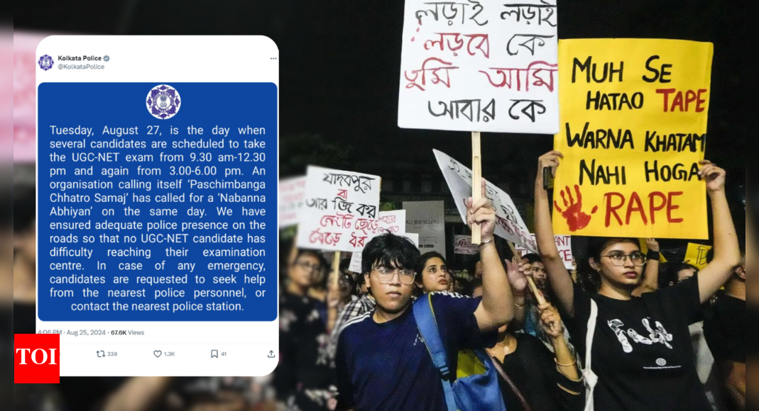 RG Kar rape-murder protest on 27th August: Kolkata Police issues ...