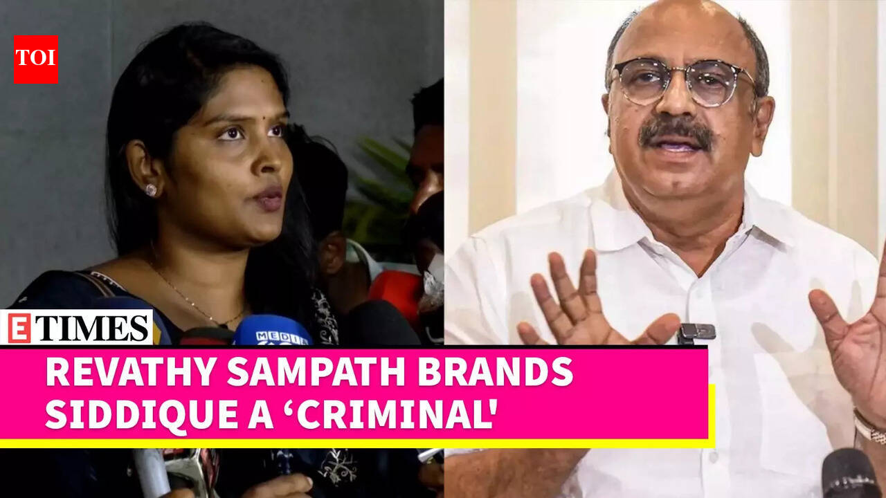 Revathy Sampath Exposes Actor Siddique: Accuses Him of S*xual Abuse and ...