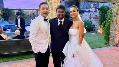 Amy Jackson Wedding Amy Jackson And Ed Westwick Fly To Italy For Their