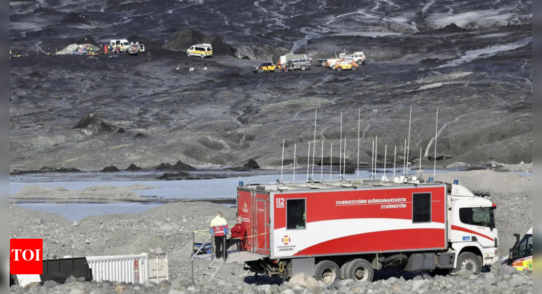 Iceland: Search called off after deadly ice cave collapse - Times of India