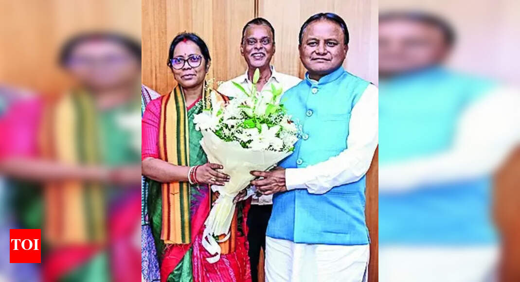 BJP: BJP's Mamata Mohanta elected unopposed to Rajya Sabha ...