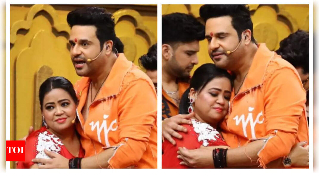 Laughter Chefs: Krushna Abhishek and Bharti Singh match steps with each other on mama Govinda's ...