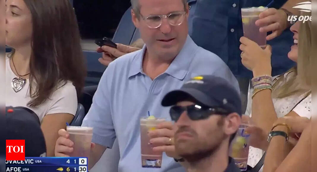 Two drinks, no lady: Man's awkward drink offer to woman at US Open goes ...